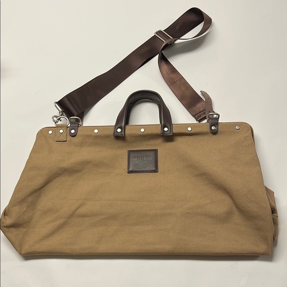 Bespoke | Bags | Bespoke Post Brown Canvas Leathertrimmed Mens ...